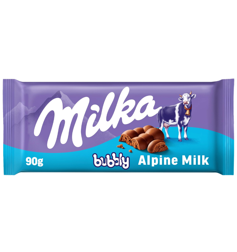 Milka Bubbly Alpine Milk 90g – The Sweet Stop