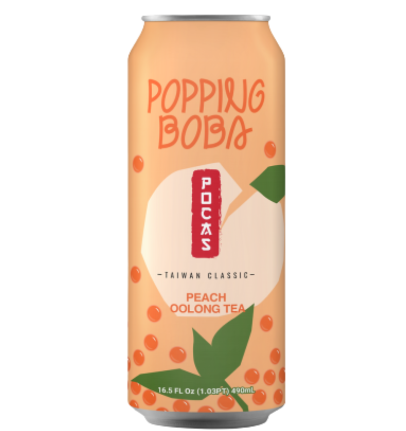 Soda Boba Peach Oolong Tea 490ml – The Sweet Stop