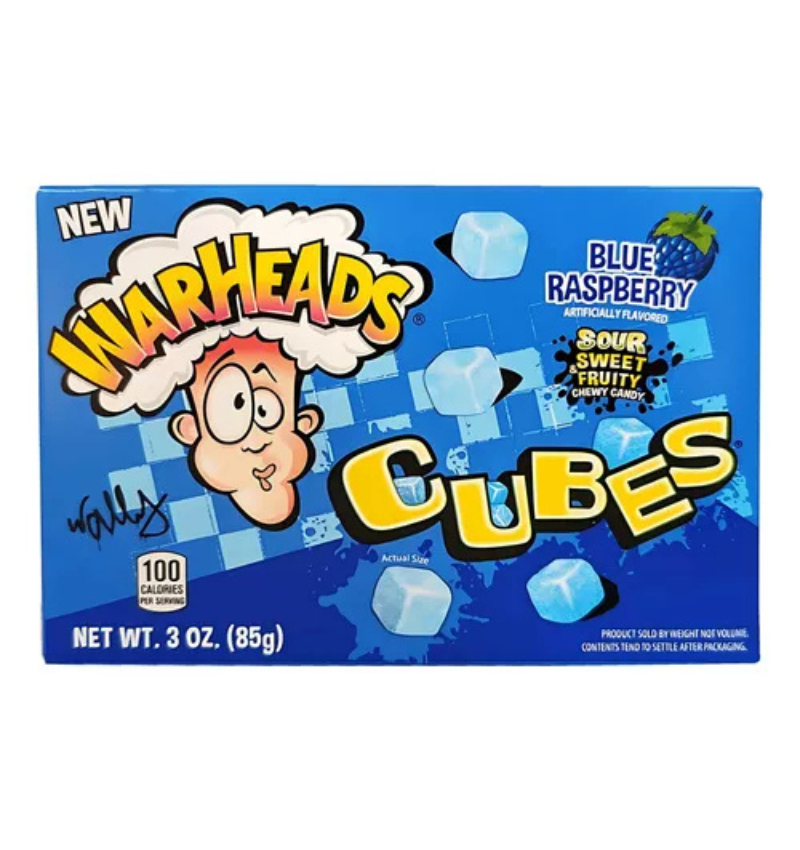 Warheads Cubes Blue Raspberry – The Sweet Stop