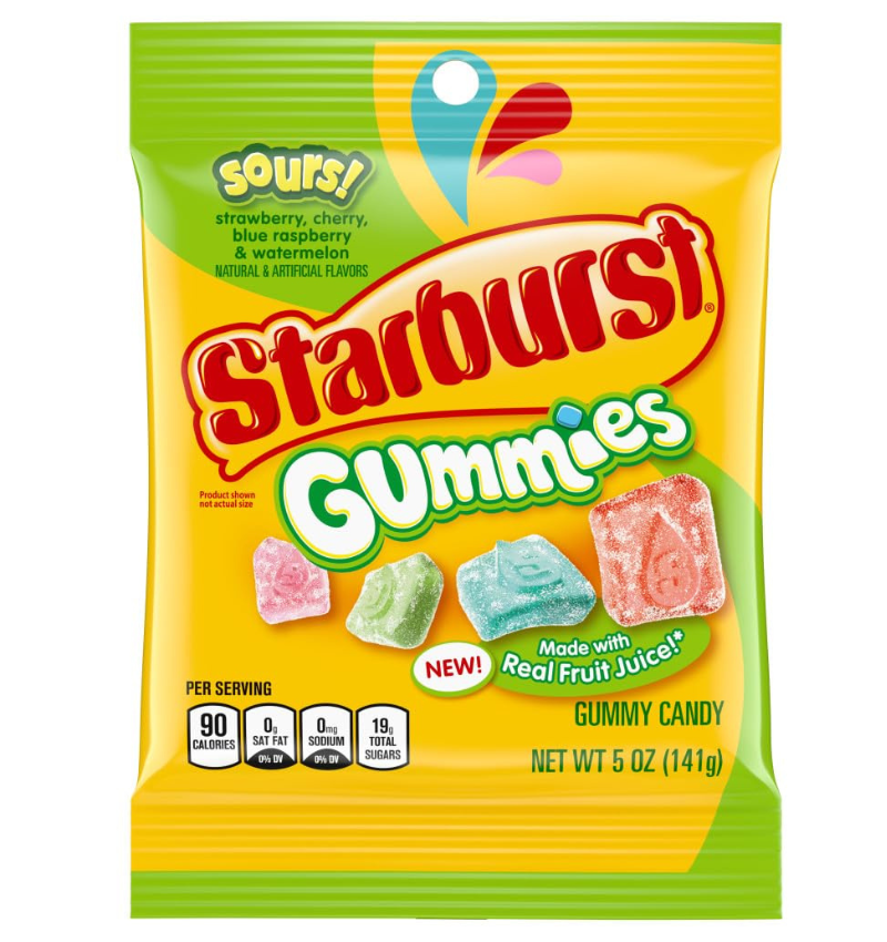 Starburst Gummies Sours – The Sweet Stop