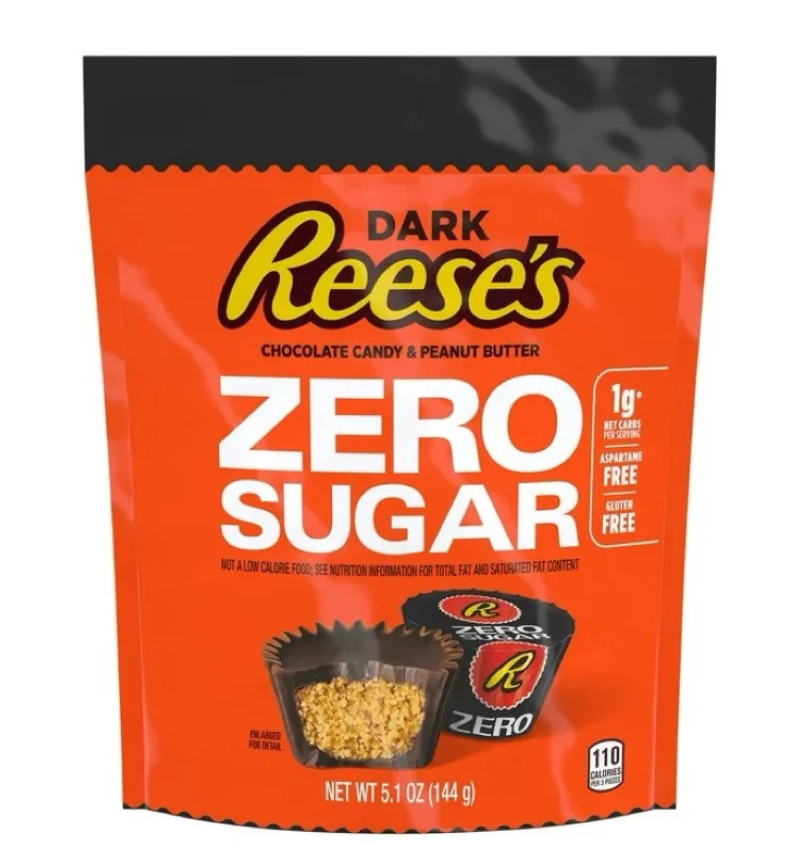 Reeses Dark Zero Sugar 144g – The Sweet Stop